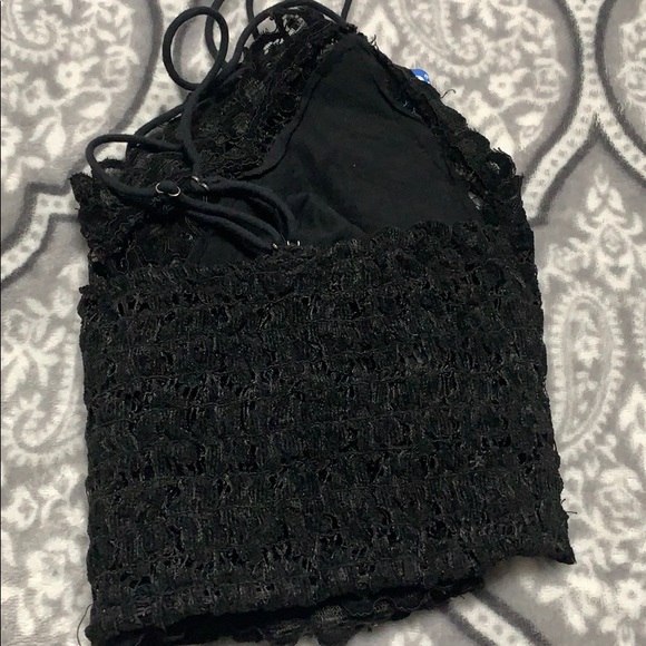 Free People | Intimates & Sleepwear | Free People Celine Bralette Black ...
